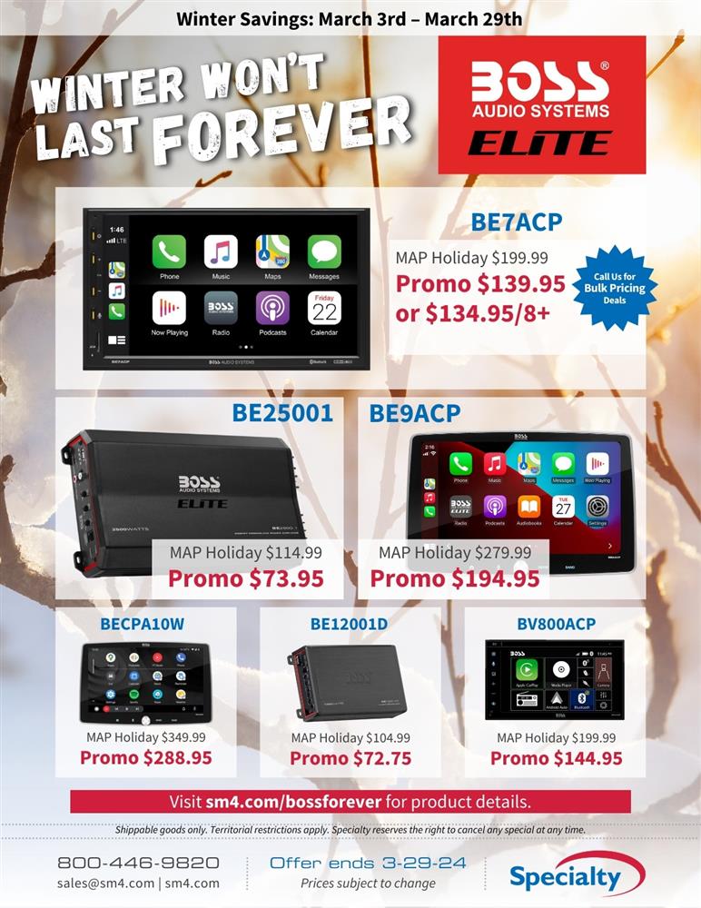 Specialty: Current Promos