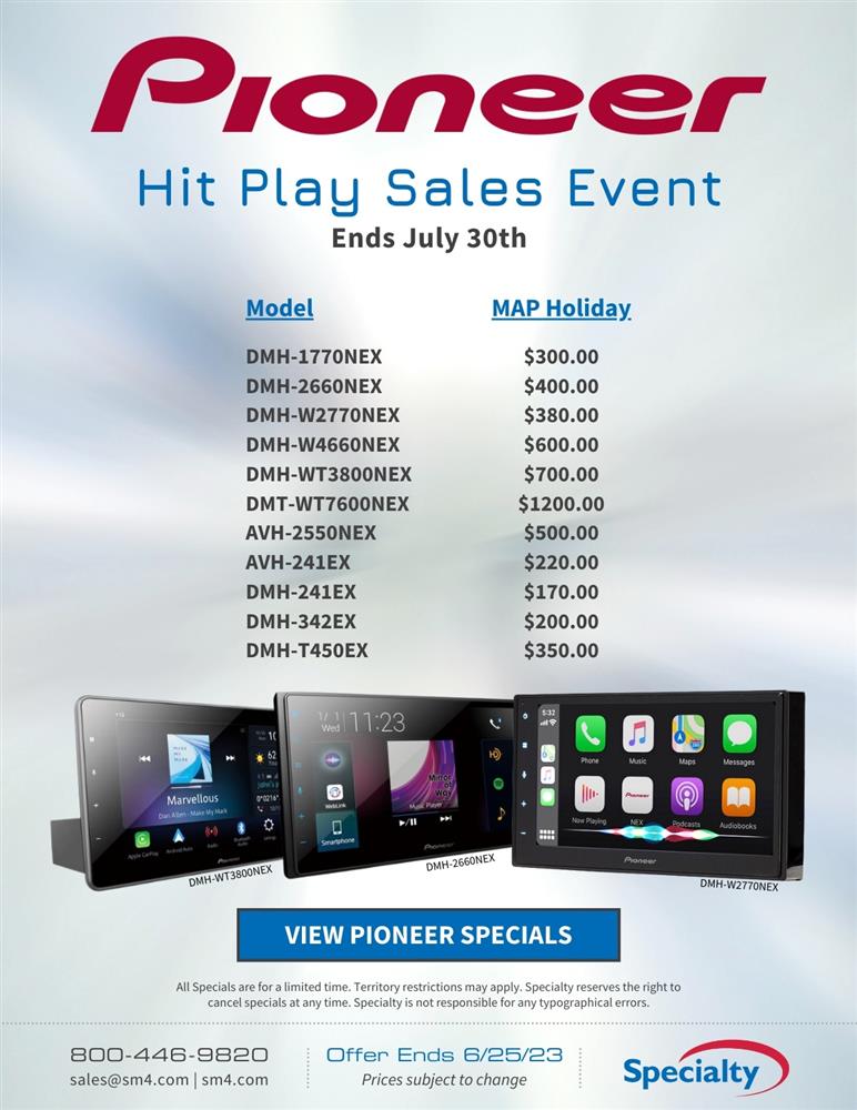 Specialty: Current Promos